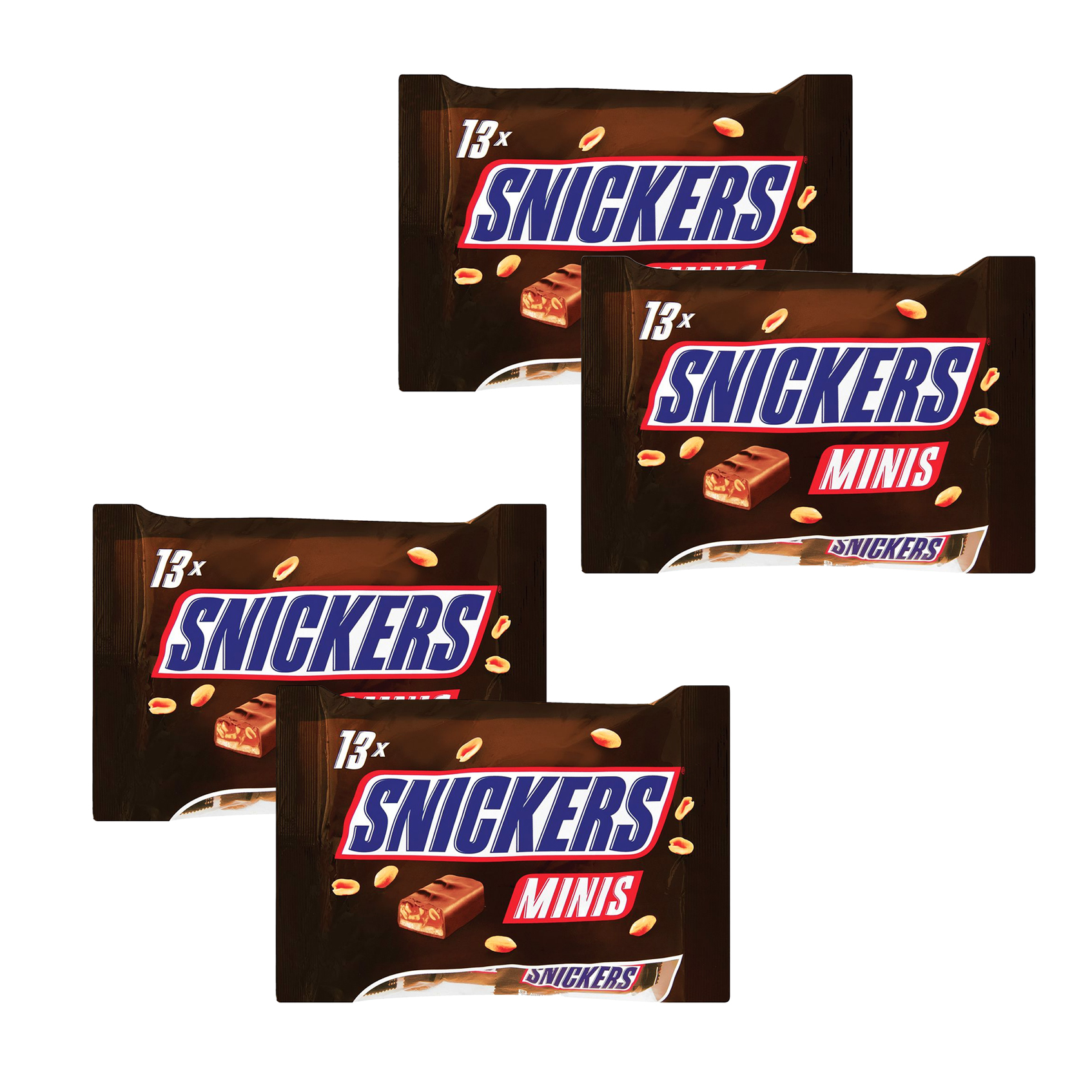 Chocolate Lovers 4x 250g Mini Chocolate Bags | OneDayOnly