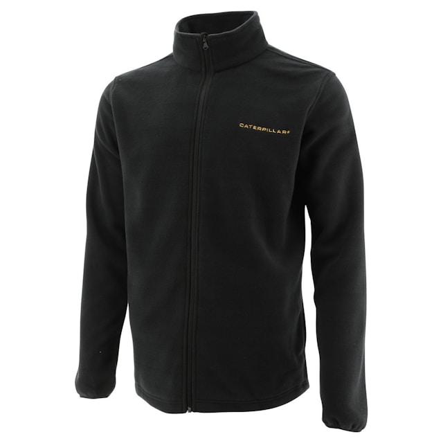 Caterpillar Men's Black Microfleece Zip up | OneDayOnly