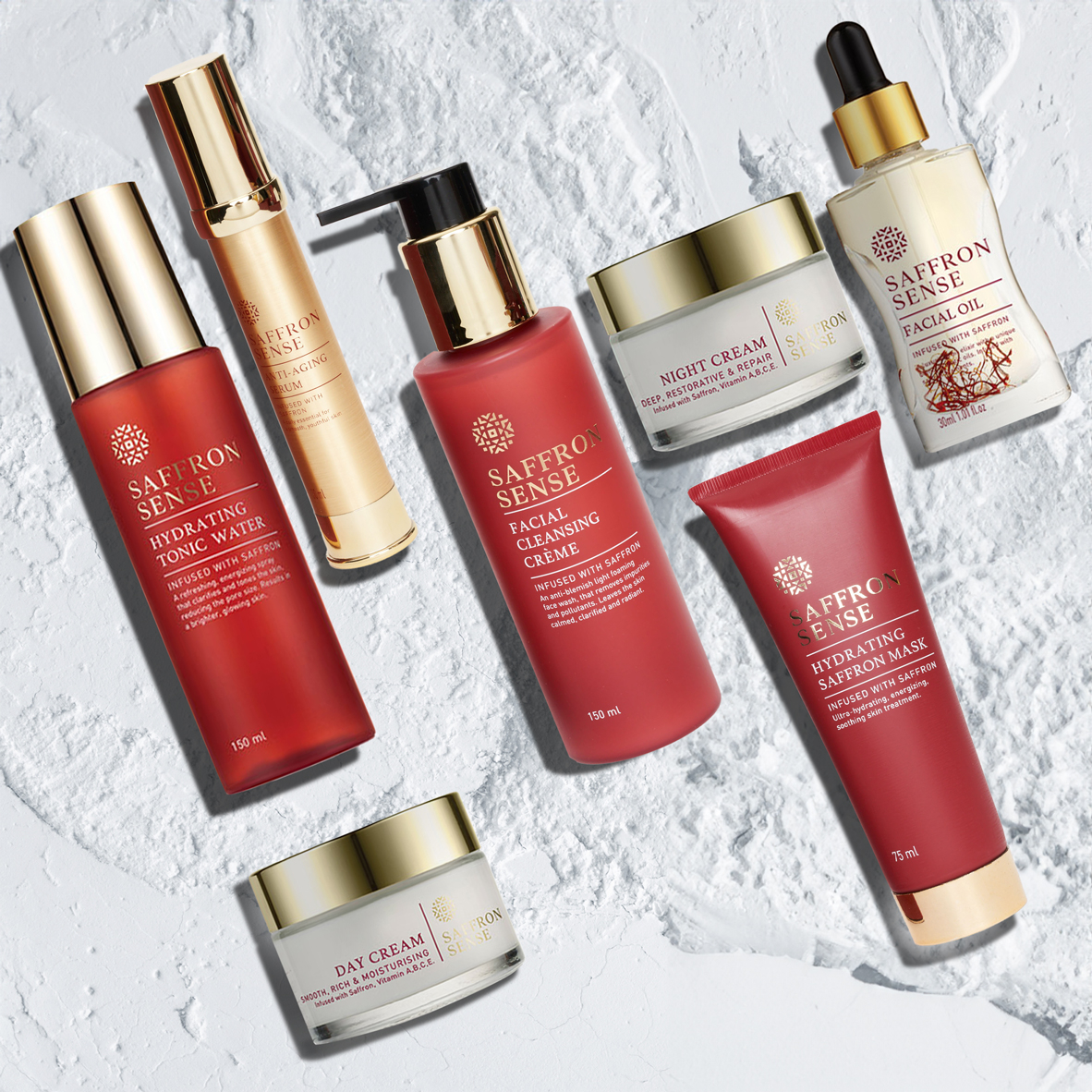 58% off on 7-Piece Saffron Facial Set | OneDayOnly