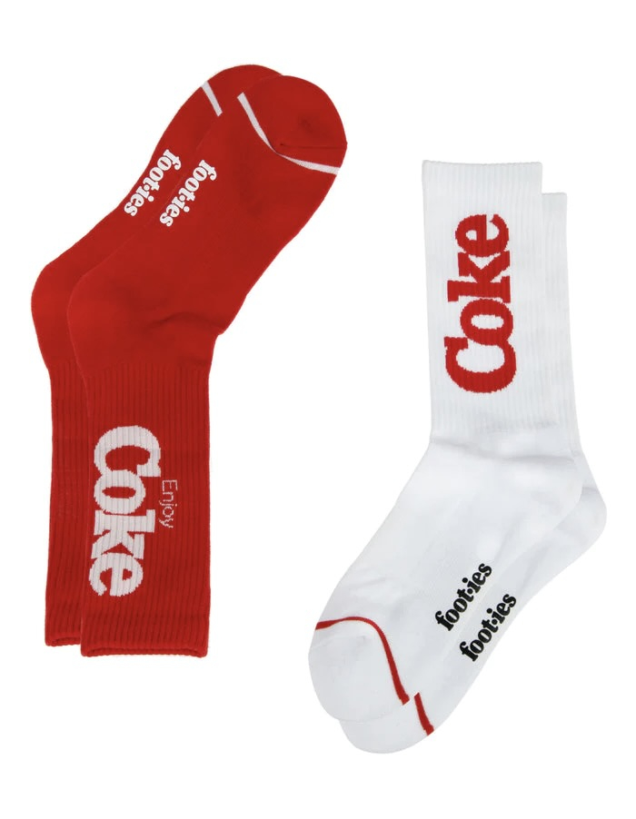 20% off on Footies 2x Coca-Cola Sneaker Socks | OneDayOnly