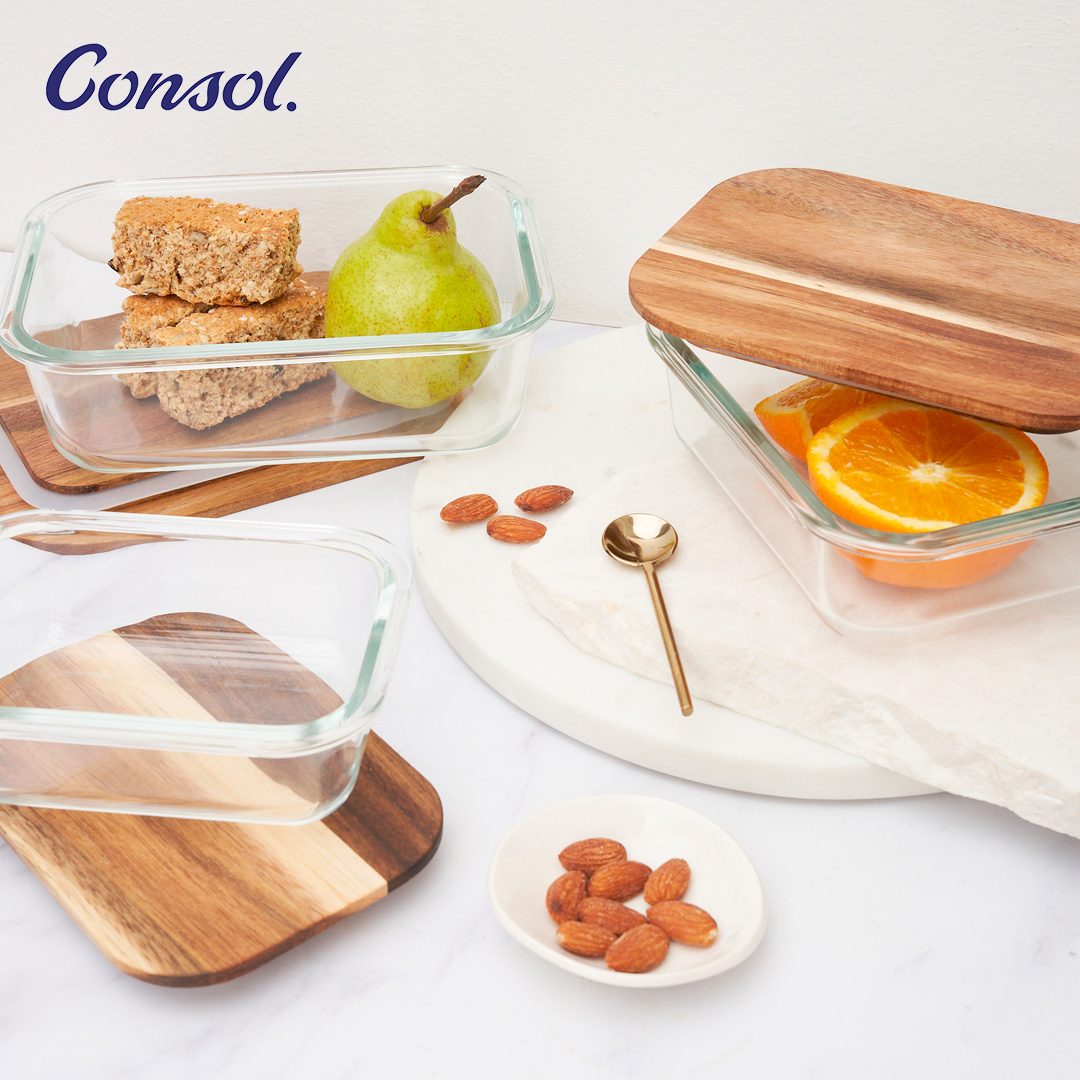 35% off on Consol 3-Piece Glass Containers | OneDayOnly