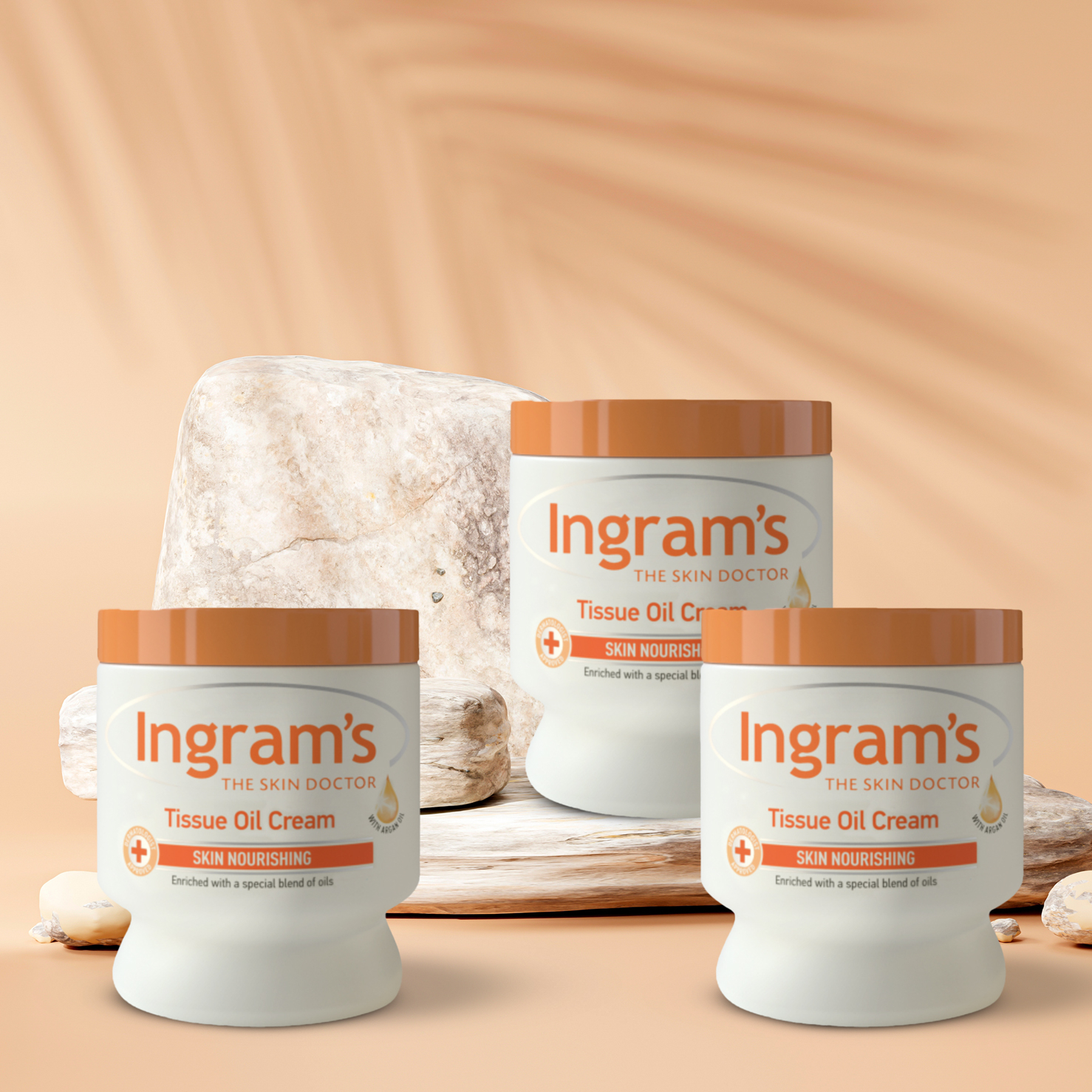 10% off on Ingrams 3x 450ml Tissue Oil Creams | OneDayOnly