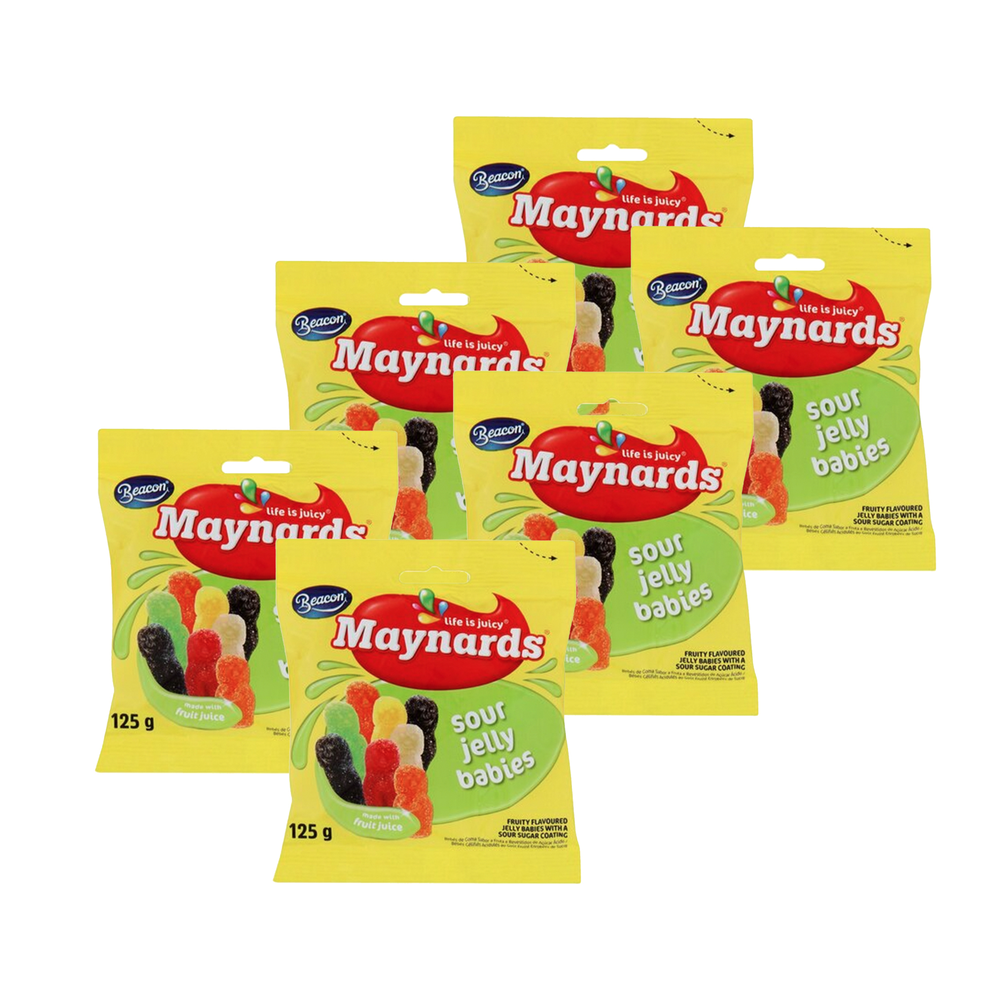 Maynards 6x Assorted Enerjelly Gums | OneDayOnly