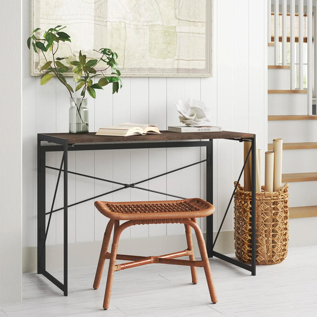 33% off on Soul Home Foldable Walnut Study Desk | OneDayOnly