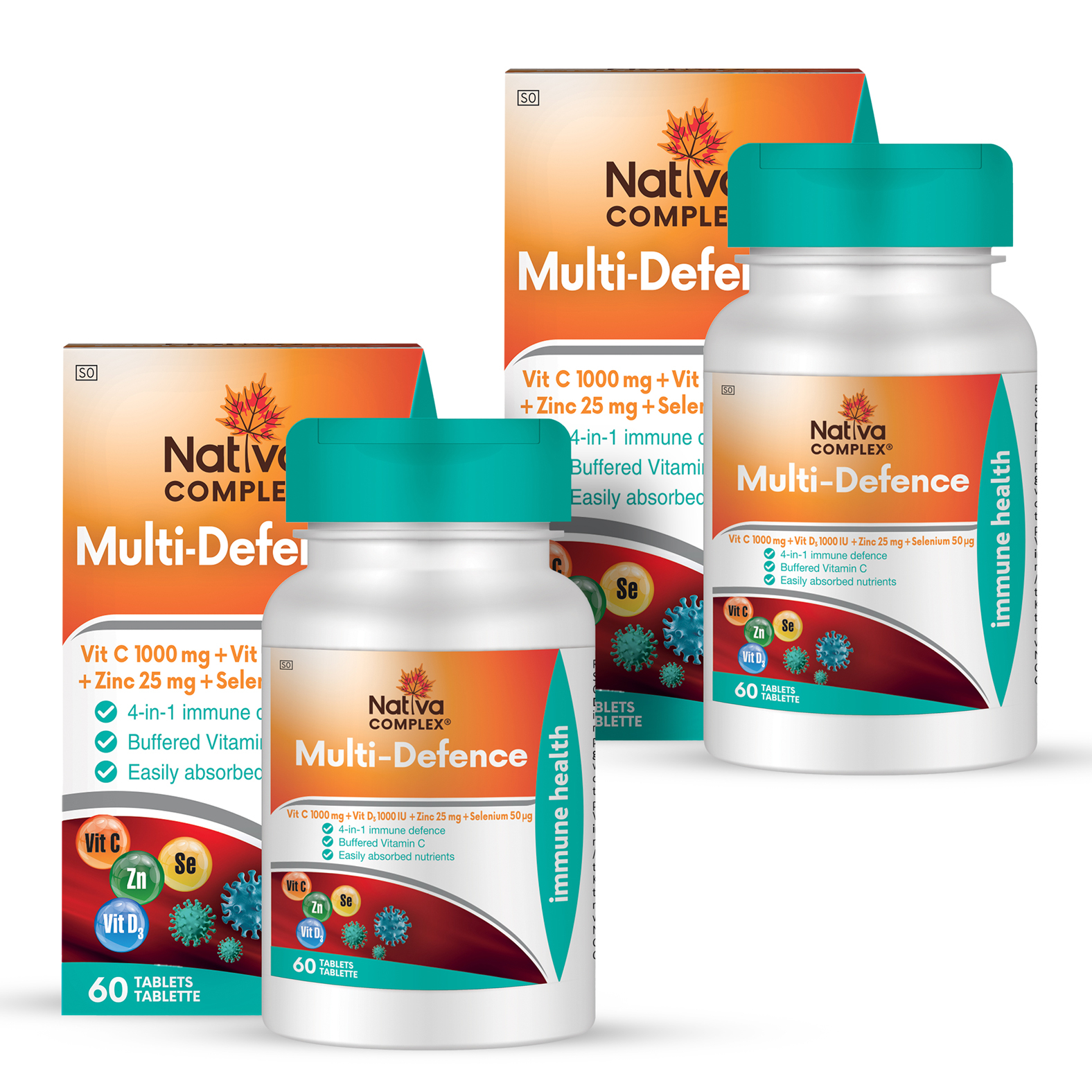 47% off on 2x 60's Multi-Defence Complex Tablets | OneDayOnly