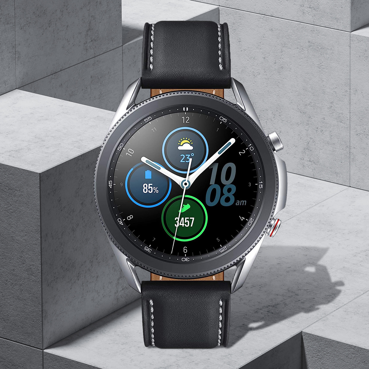 47% off on Samsung Silver Galaxy Watch 3 | OneDayOnly