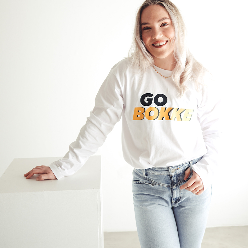 27% off on Go Bokke Unisex LS Go Bokke T-Shirt | OneDayOnly
