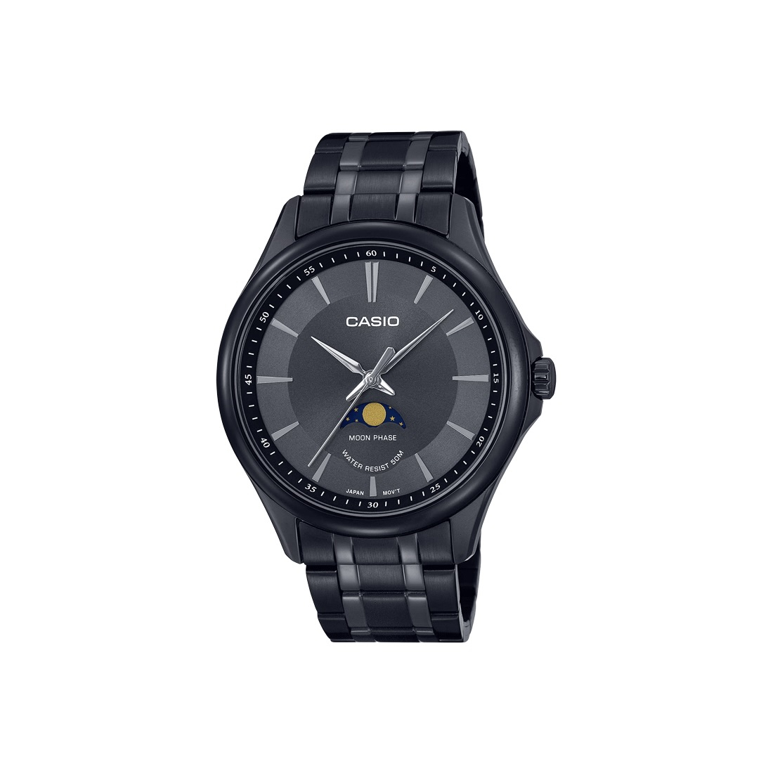 43% off on Casio Men's Black Moonphase Watch | OneDayOnly