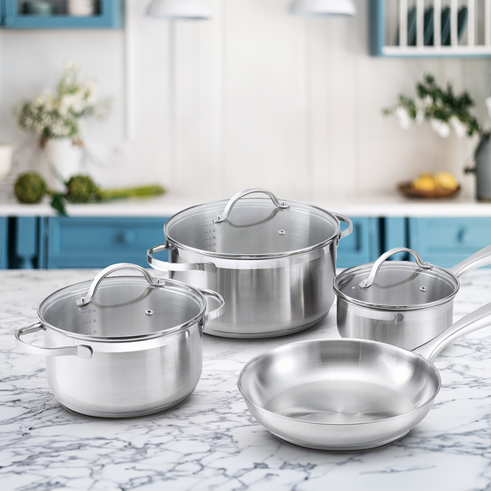 41% off on 7-Piece Cookware Set with Oven Glass | OneDayOnly