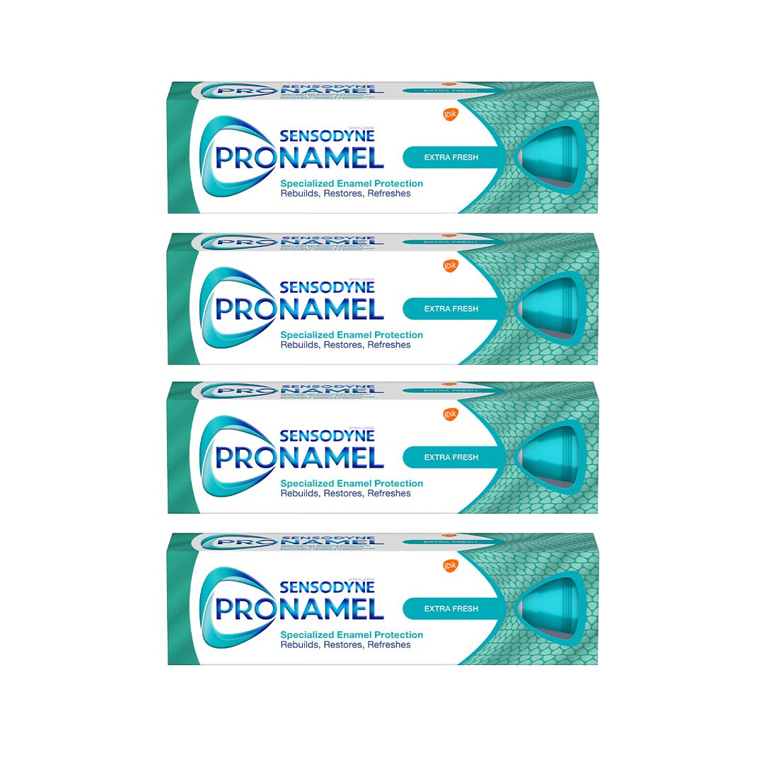 Sensodyne 4x 75ml Pronamel Toothpastes | OneDayOnly