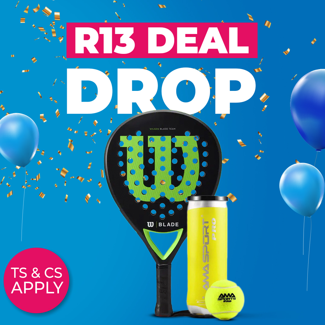 R3,610 off on Wilson Padel Racket & Balls | OneDayOnly