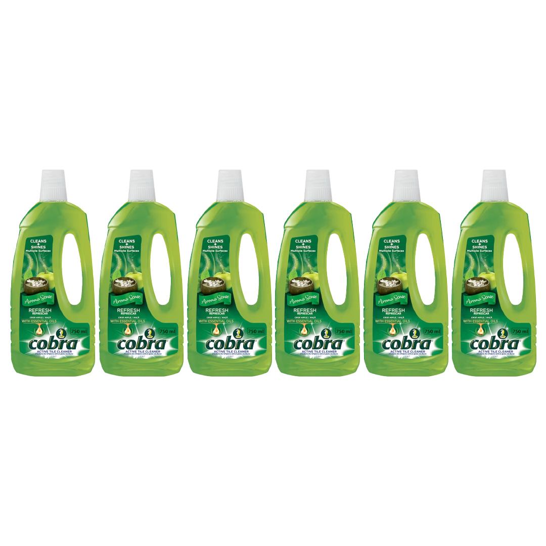 Cobra 6x 750ml Active Tile Cleaners | OneDayOnly