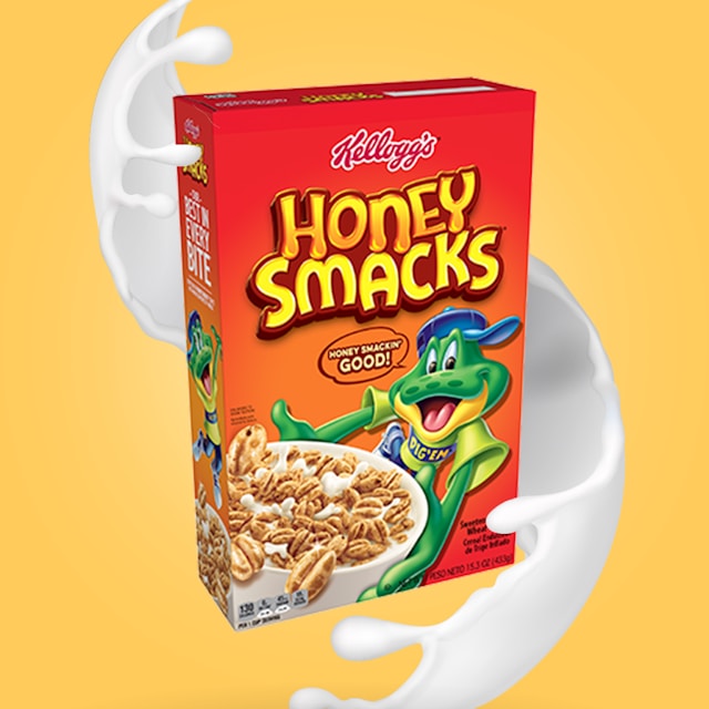 Kellogg's 433g Honey Smacks Cereal Box | OneDayOnly