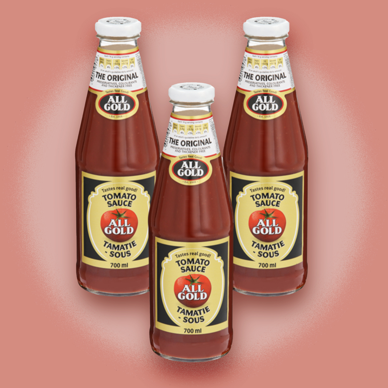 All Gold 3x 700ml Tomato Sauces | OneDayOnly