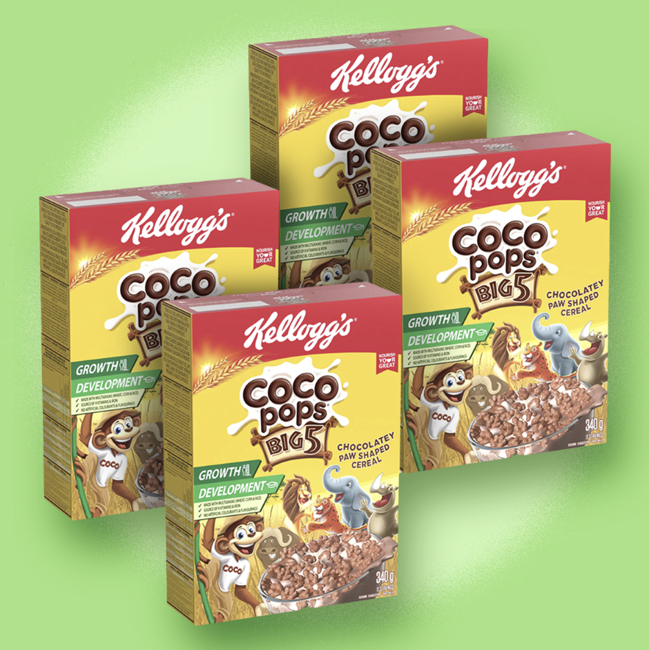 31% off on 4x 340g Coco Pops Big 5 Cereals | OneDayOnly