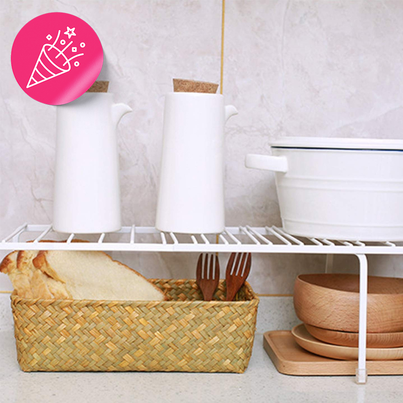 61% off on HomeFX 4x Cupboard Storage Racks | OneDayOnly