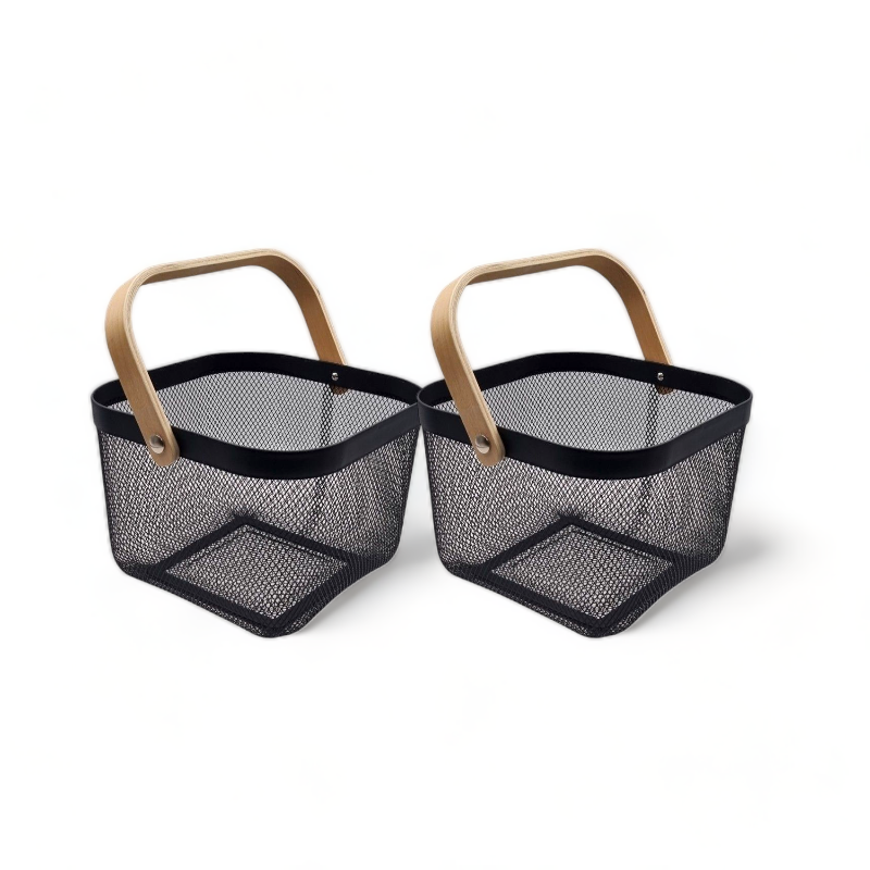 34% off on 2x Medium Mesh Storage Basket | OneDayOnly