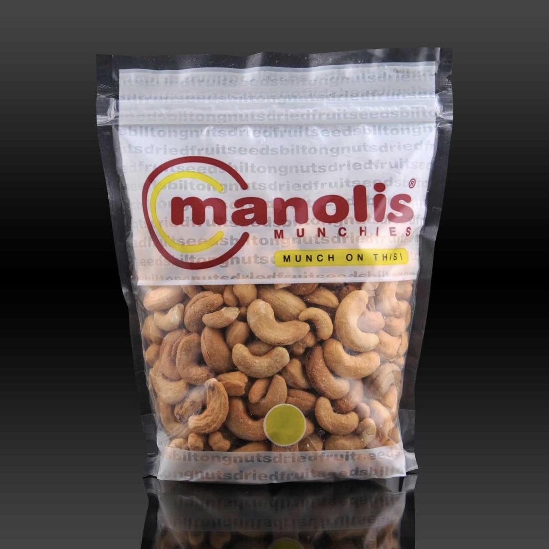 Manolis Munchies 1kg Roasted Salted Cashews | OneDayOnly