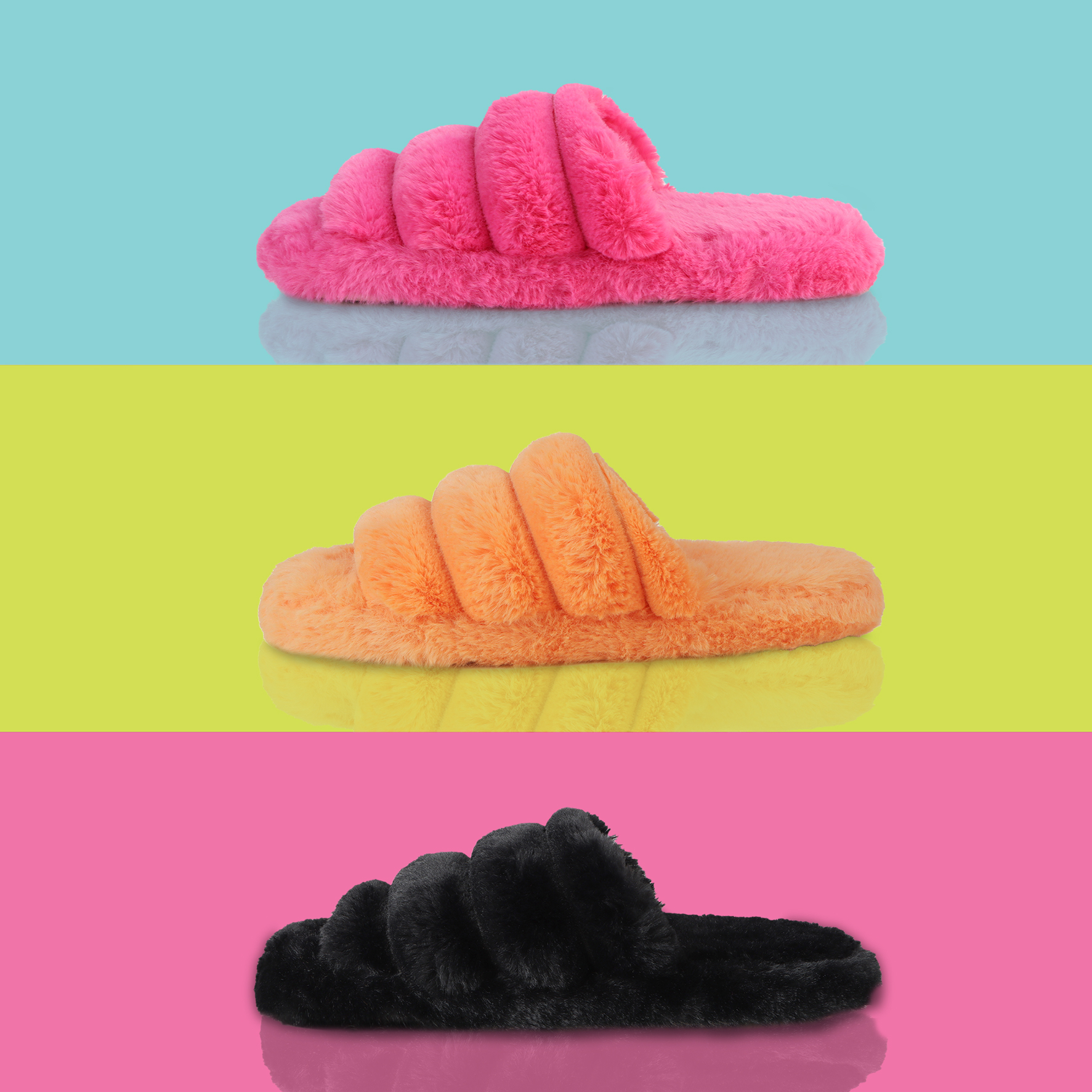 29% off on Snoozies Ladies Sassy Fluffy Slides | OneDayOnly