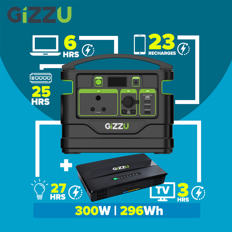 33% off on Gizzu 300W Power Station + UPS | OneDayOnly