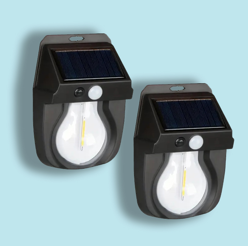 59% off on 2x Solar Induction Wall Lights | OneDayOnly