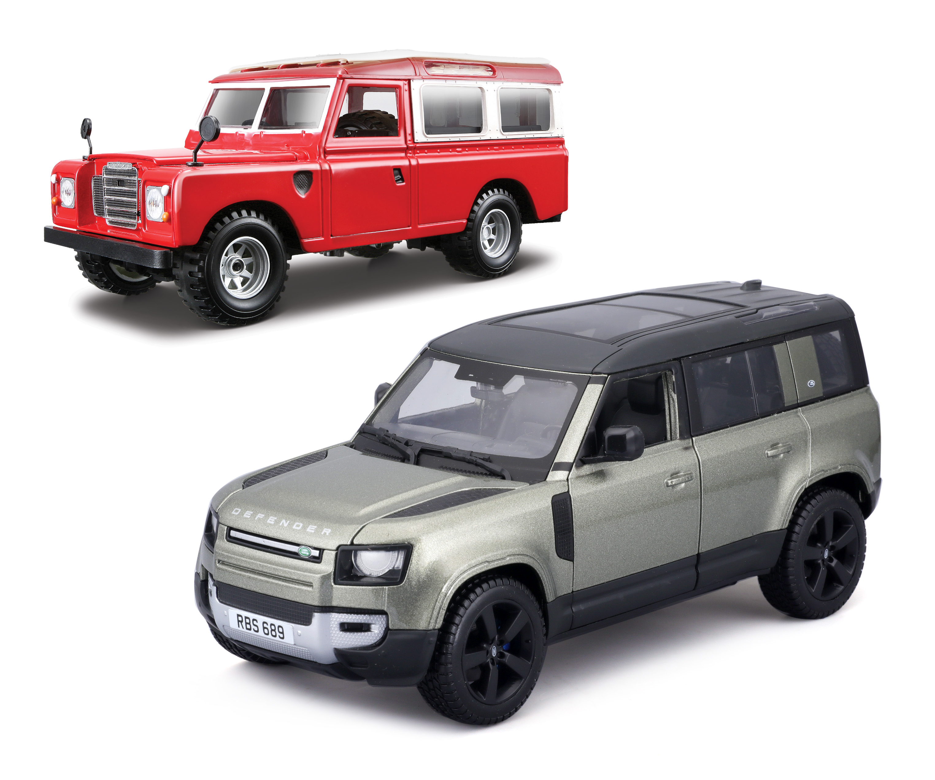 28% off on Bburago 2x Scaled Land Rover Sets | OneDayOnly