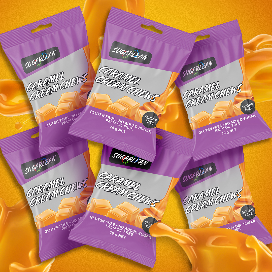 18% off on 6x 25g Sugar Free Caramel Chews | OneDayOnly