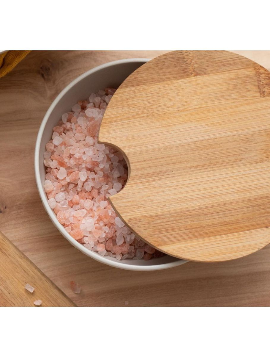 24% off on Iris Brisa Bamboo Fibre Salt Box | OneDayOnly