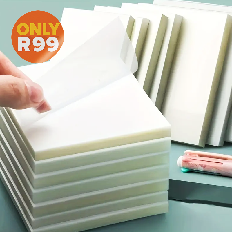 45 Off On 3x 50 S Transparent Sticky Notes Onedayonly