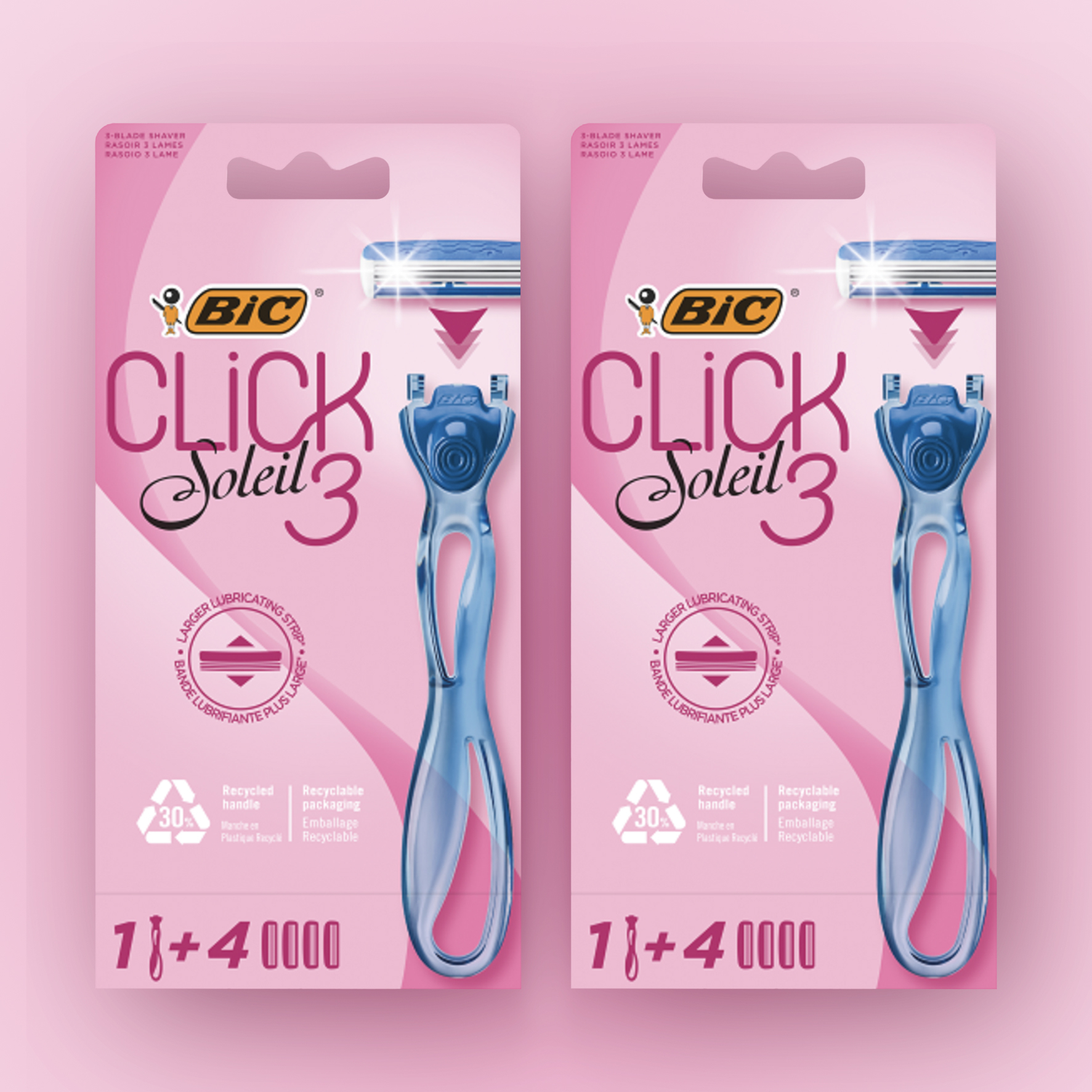 26% off on BIC 2x Click Soleil 3 Razors | OneDayOnly