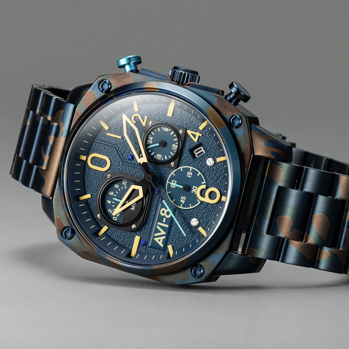 54% off on AVI-8 Men's Camo Hunter Watch | OneDayOnly