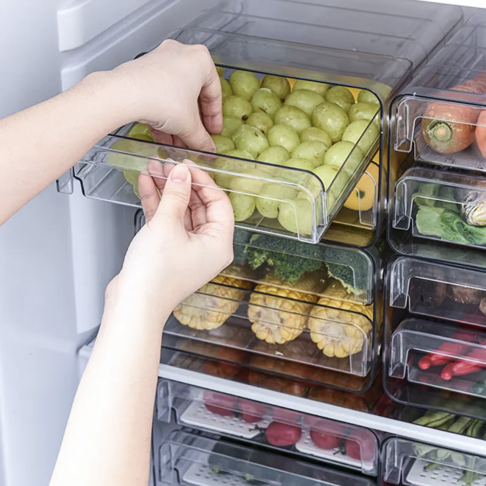 50% off on Double Layer Stackable Food Drawer | OneDayOnly