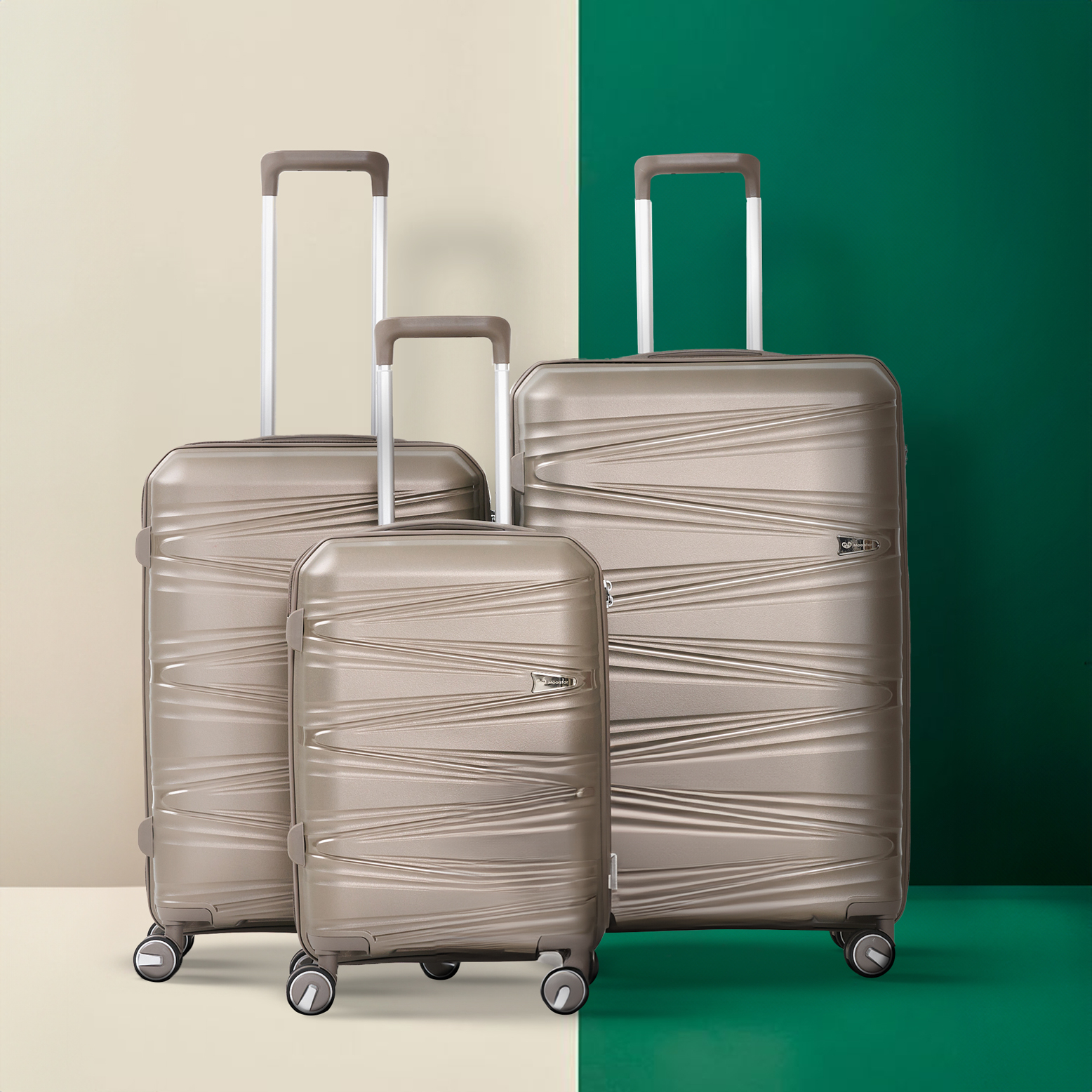 45% off on 3-Piece Hard Shell Luggage Set | OneDayOnly