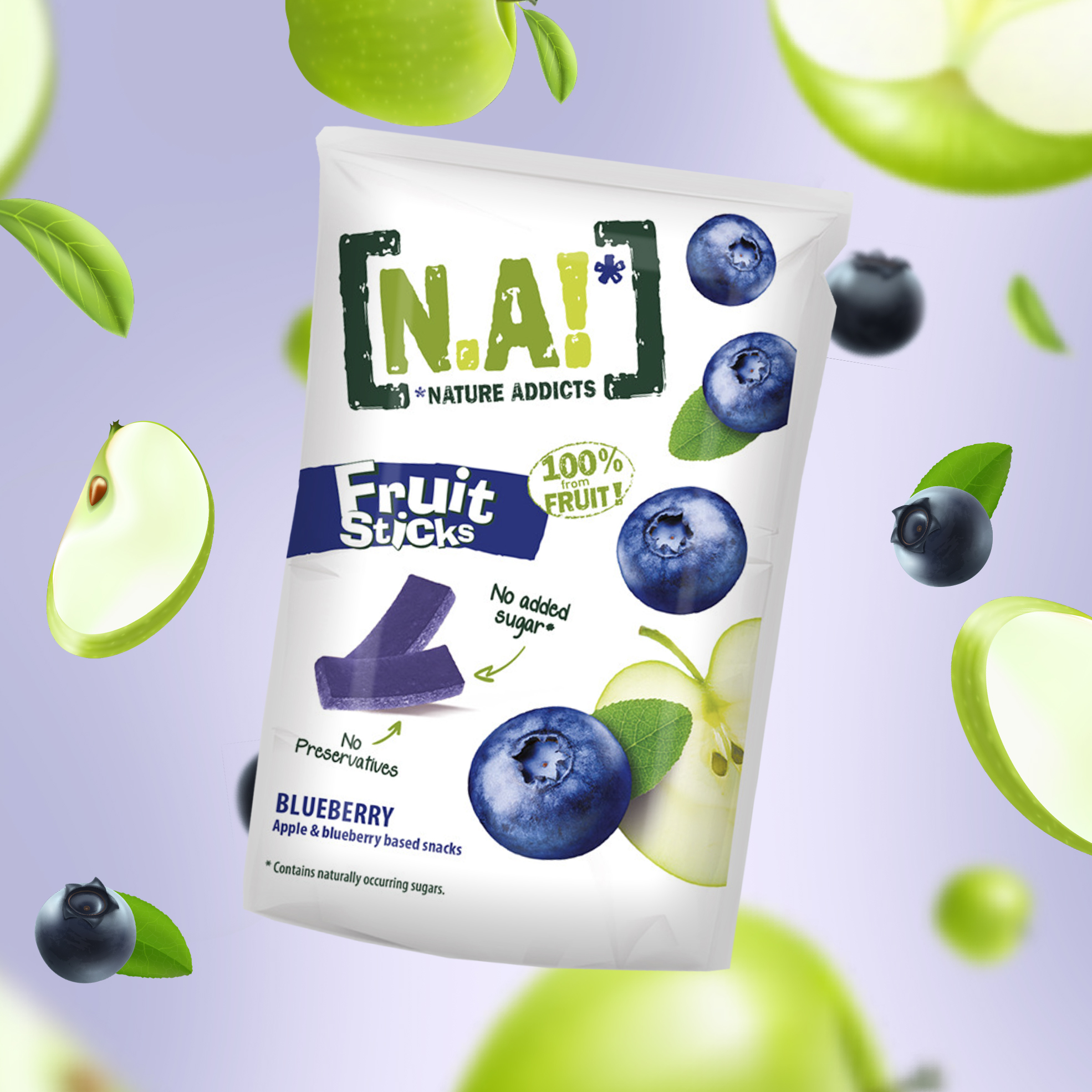 31% off on 10x 35g Blueberry Fruit Sticks | OneDayOnly