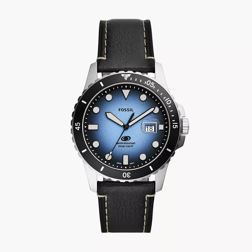 53% off on Fossil Men's Dive Eco Leather Watch | OneDayOnly