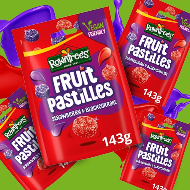 Rowntree's 4x 143g Fruit Pastilles | OneDayOnly