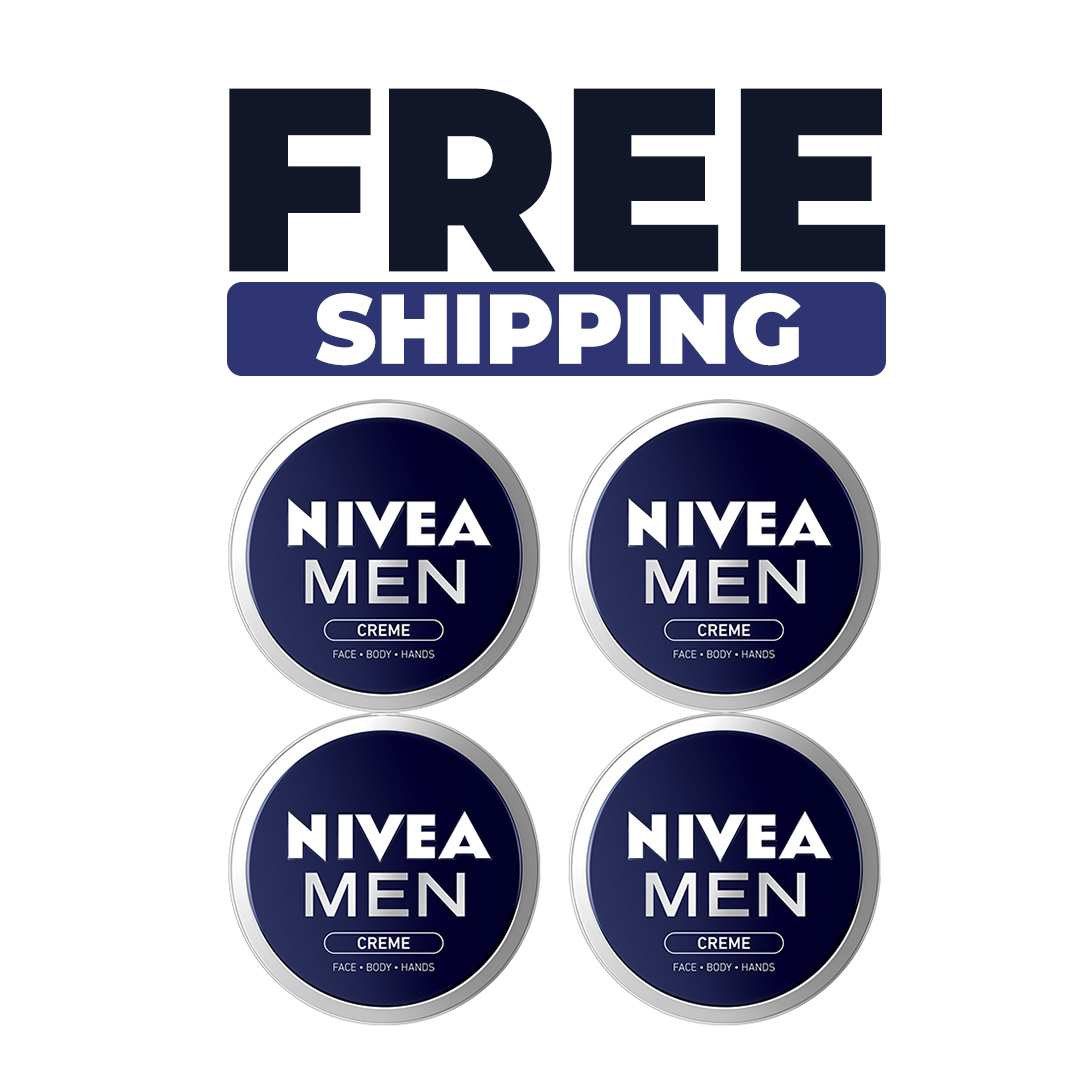 29% off on NIVEA MEN 4x 75ml Face Cream Tins | OneDayOnly