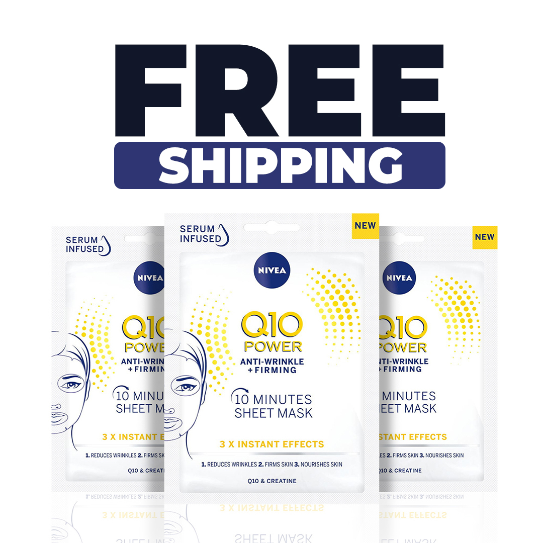 36% off on NIVEA 3x Facial Sheet Masks | OneDayOnly