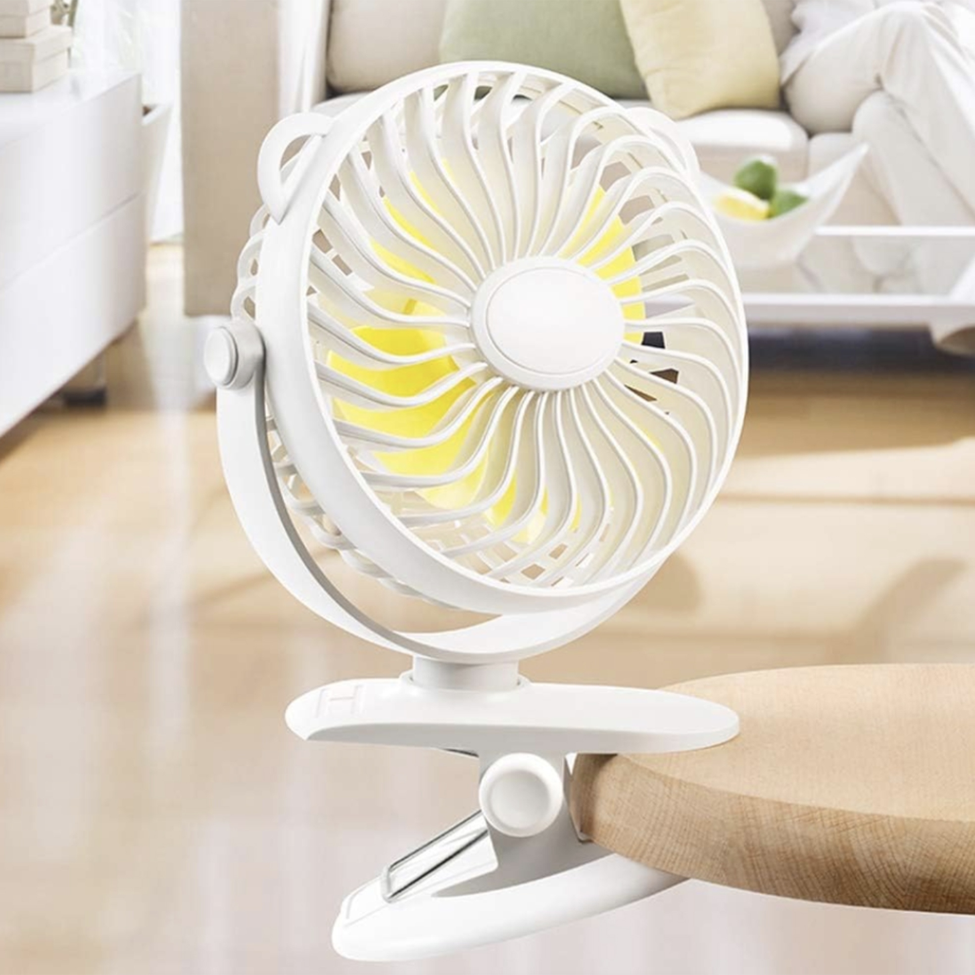 Desk fan with clamp online
