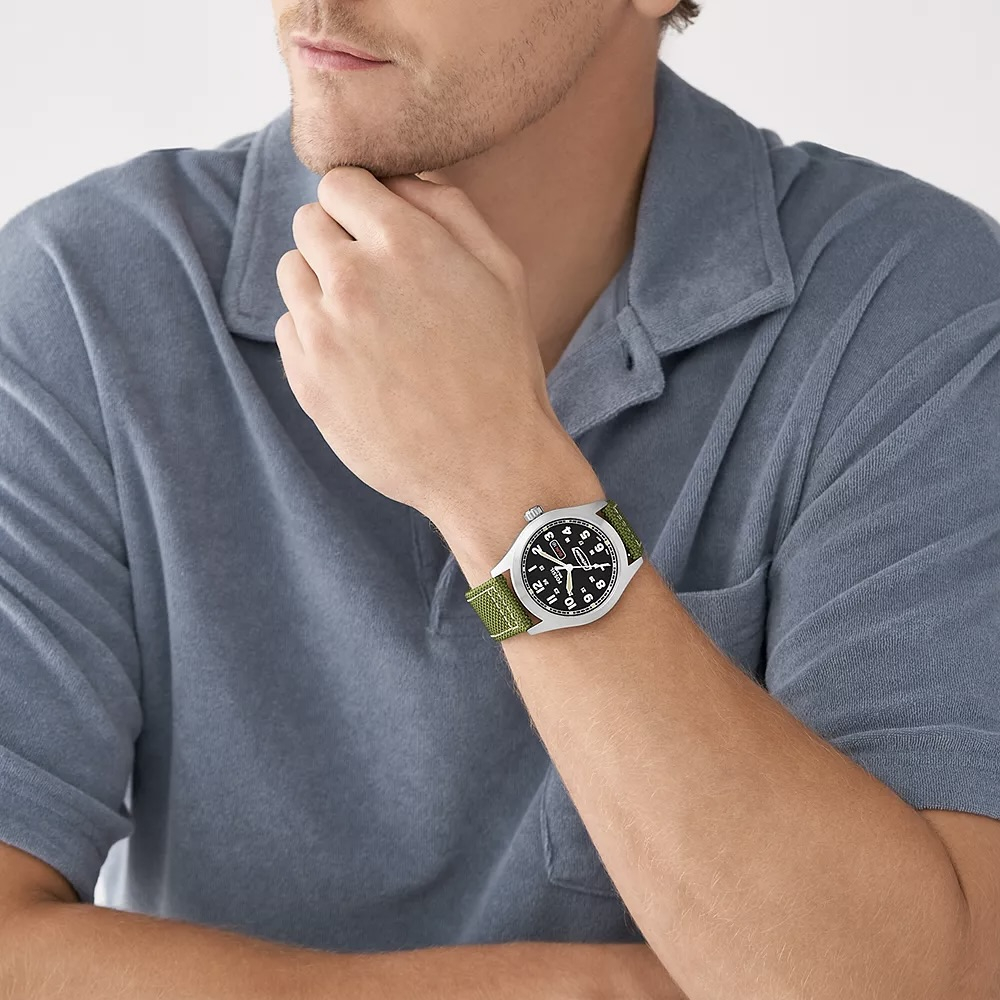 58% off on Fossil Men's Defender Solar Watch | OneDayOnly