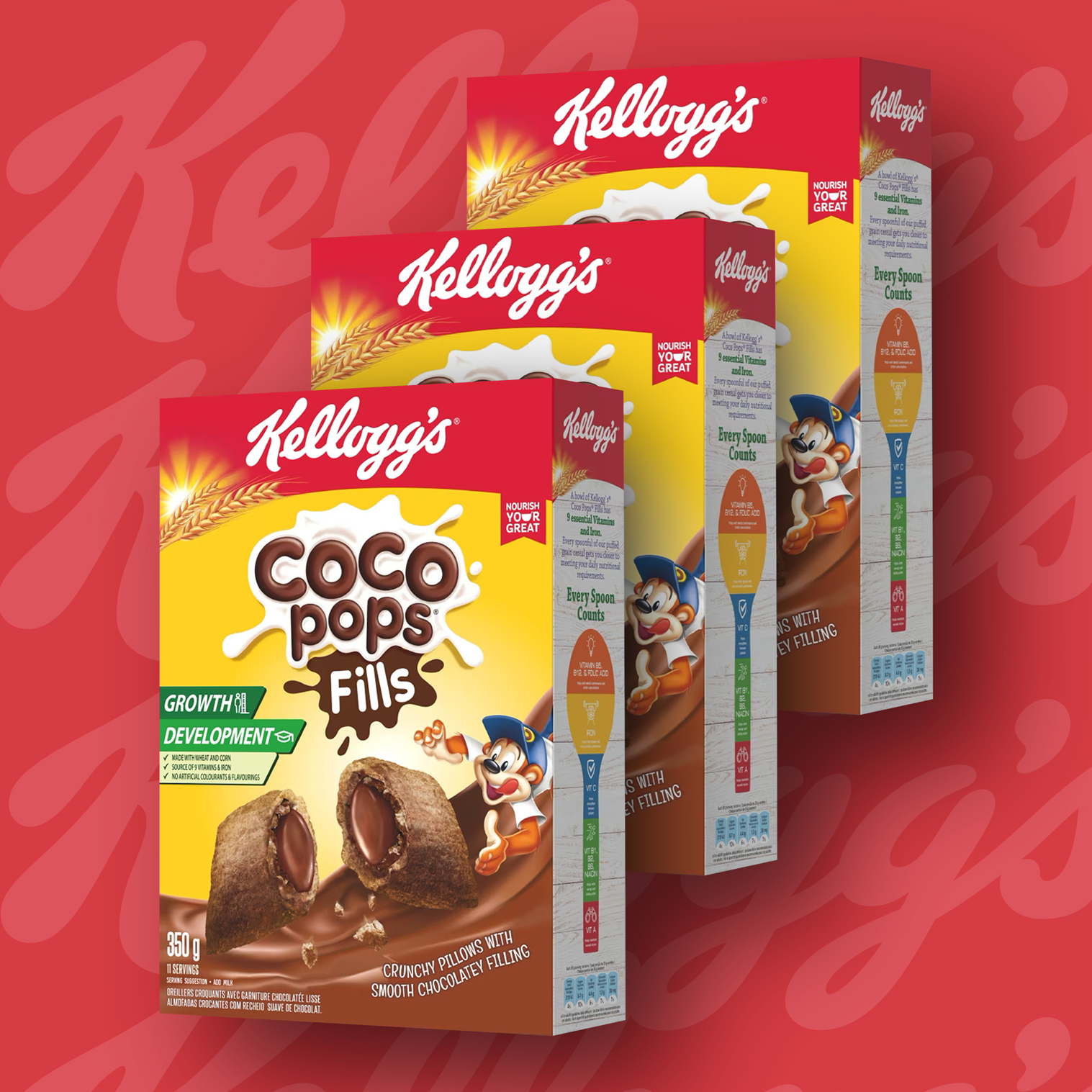 26% off on 3x 350g Coco Pops Fills Cereals | OneDayOnly