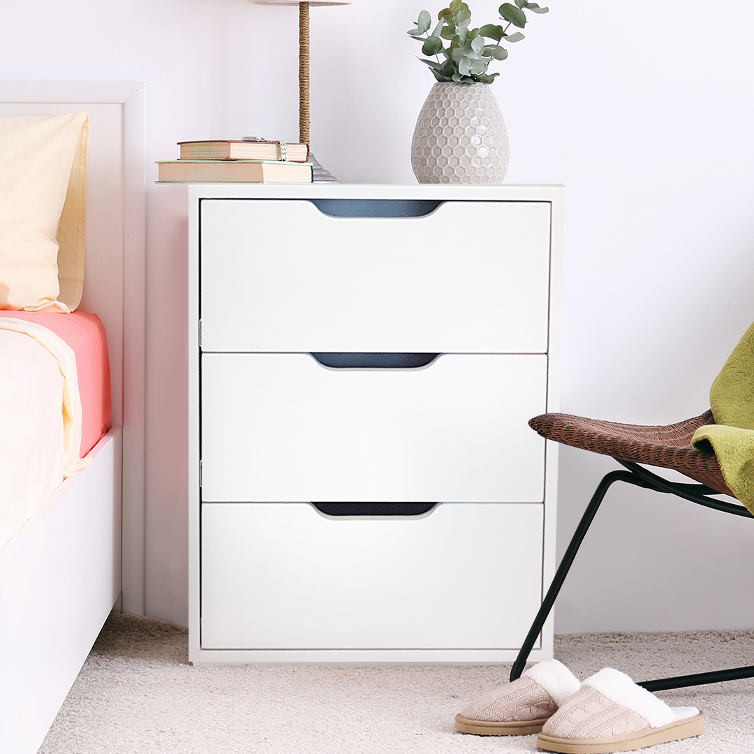 28% off on Pine Options 3-Drawer Bedside Table | OneDayOnly