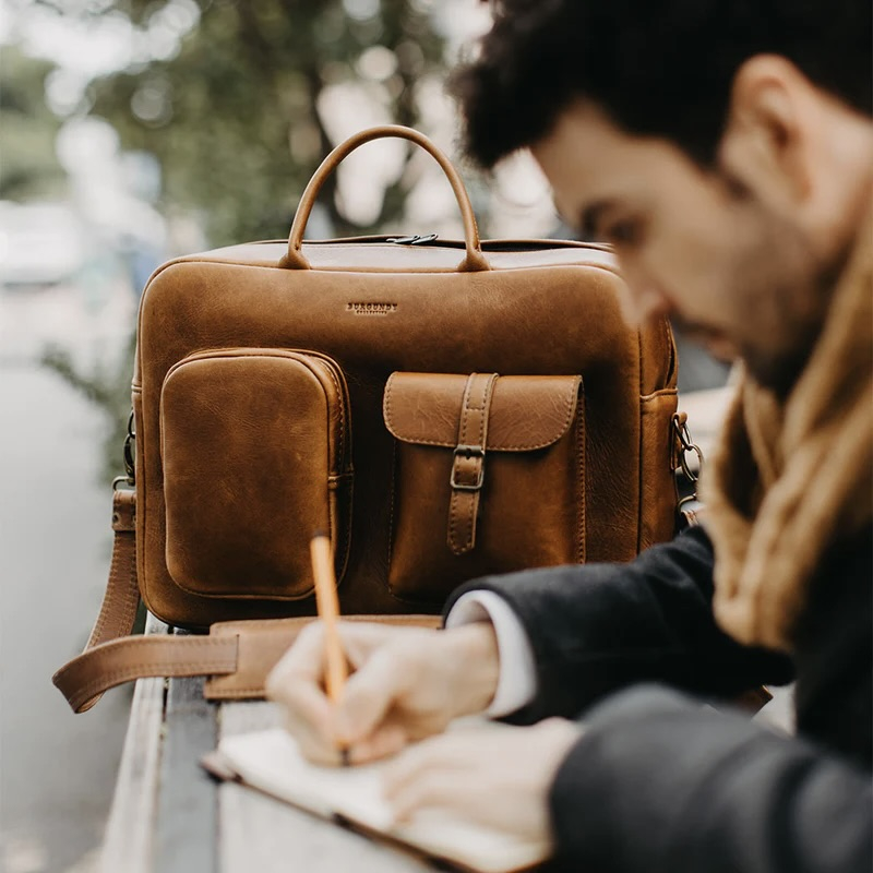 21% off on The Business Leather Briefcase | OneDayOnly