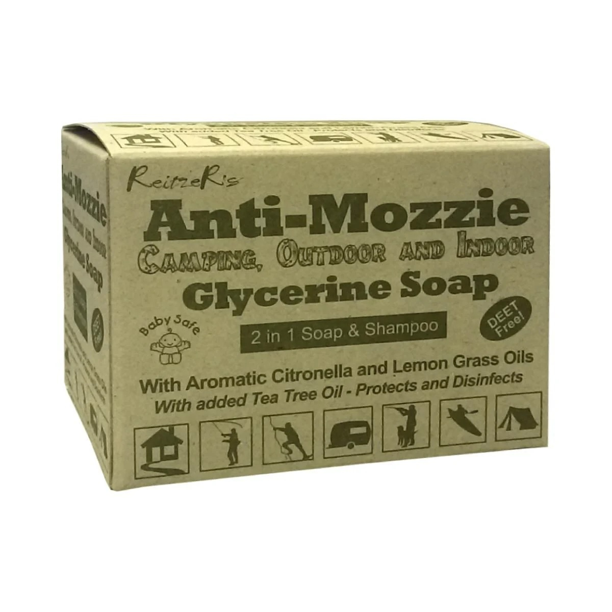 Reitzer's 120g Anti-Mozzie Soaps (2's) | OneDayOnly