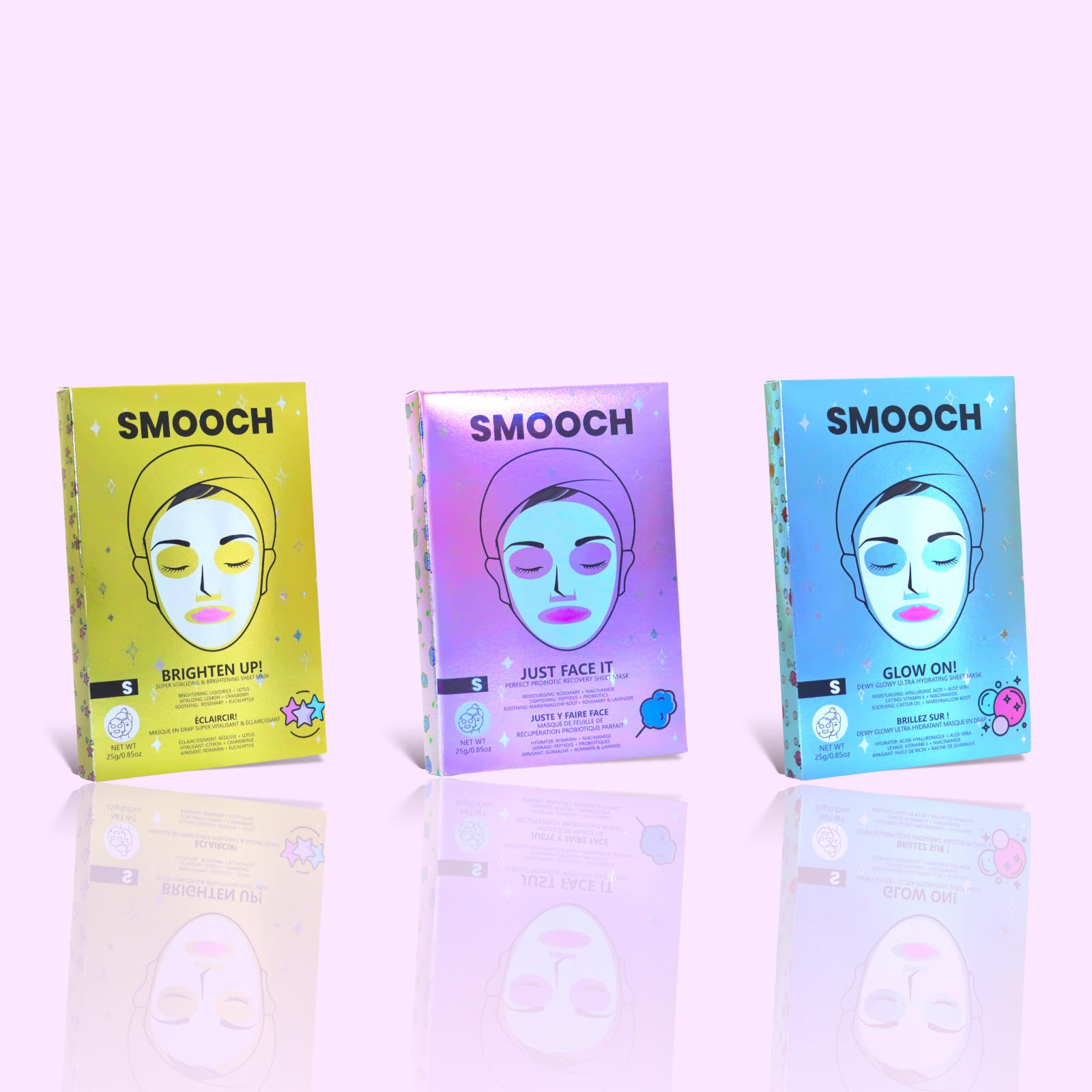 60% off on SMOOCH 3x 3's Mask Trilogy | OneDayOnly