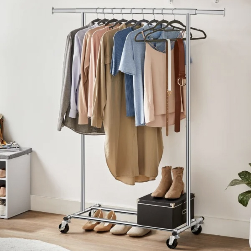 28% off on Songmics Clothing Rack on Wheels | OneDayOnly