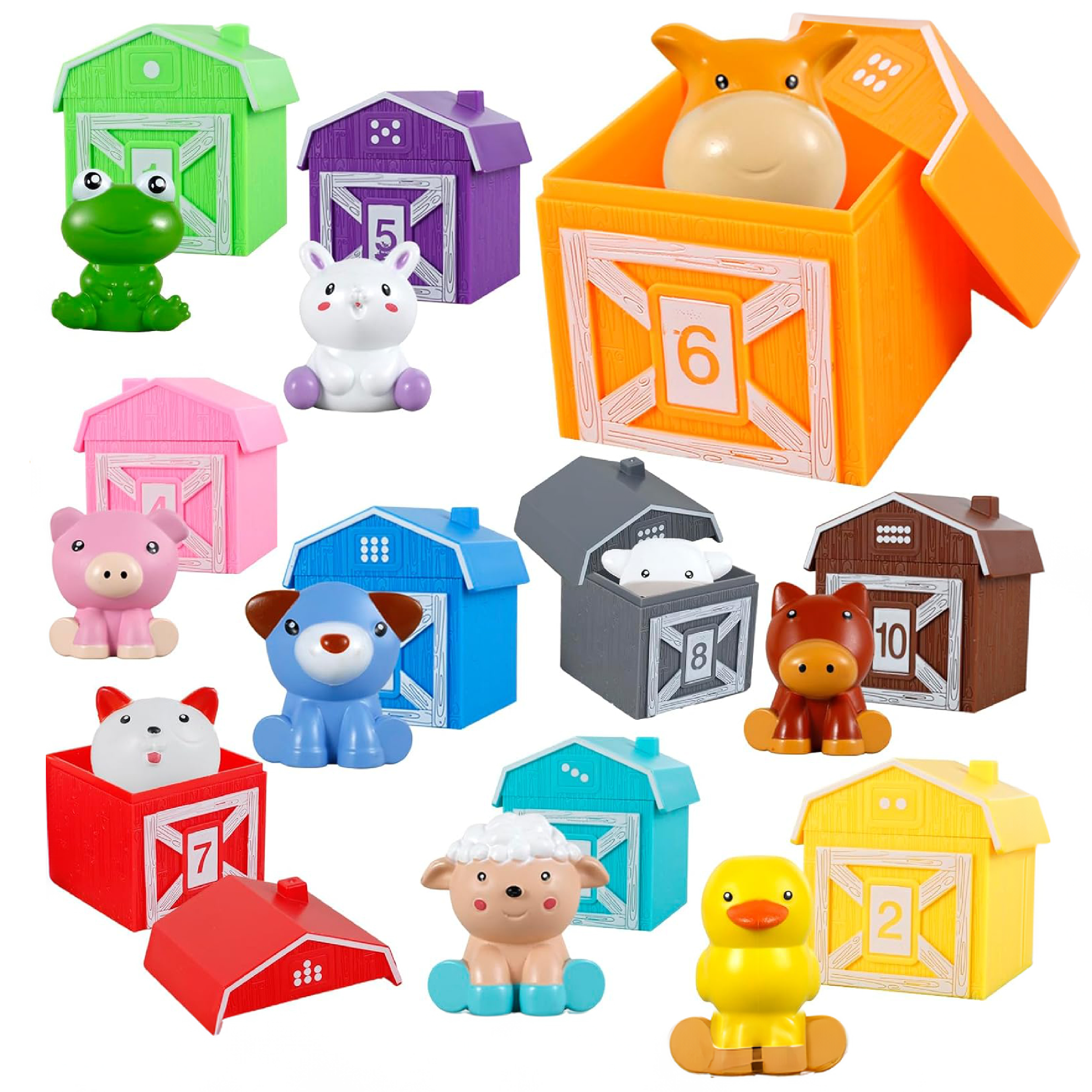 40% off on 20-Piece Farm Animals Finger Puppets | OneDayOnly