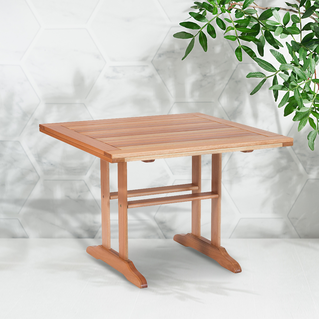21% off on 4-Seater Saligna Hardwood Teak Table | OneDayOnly