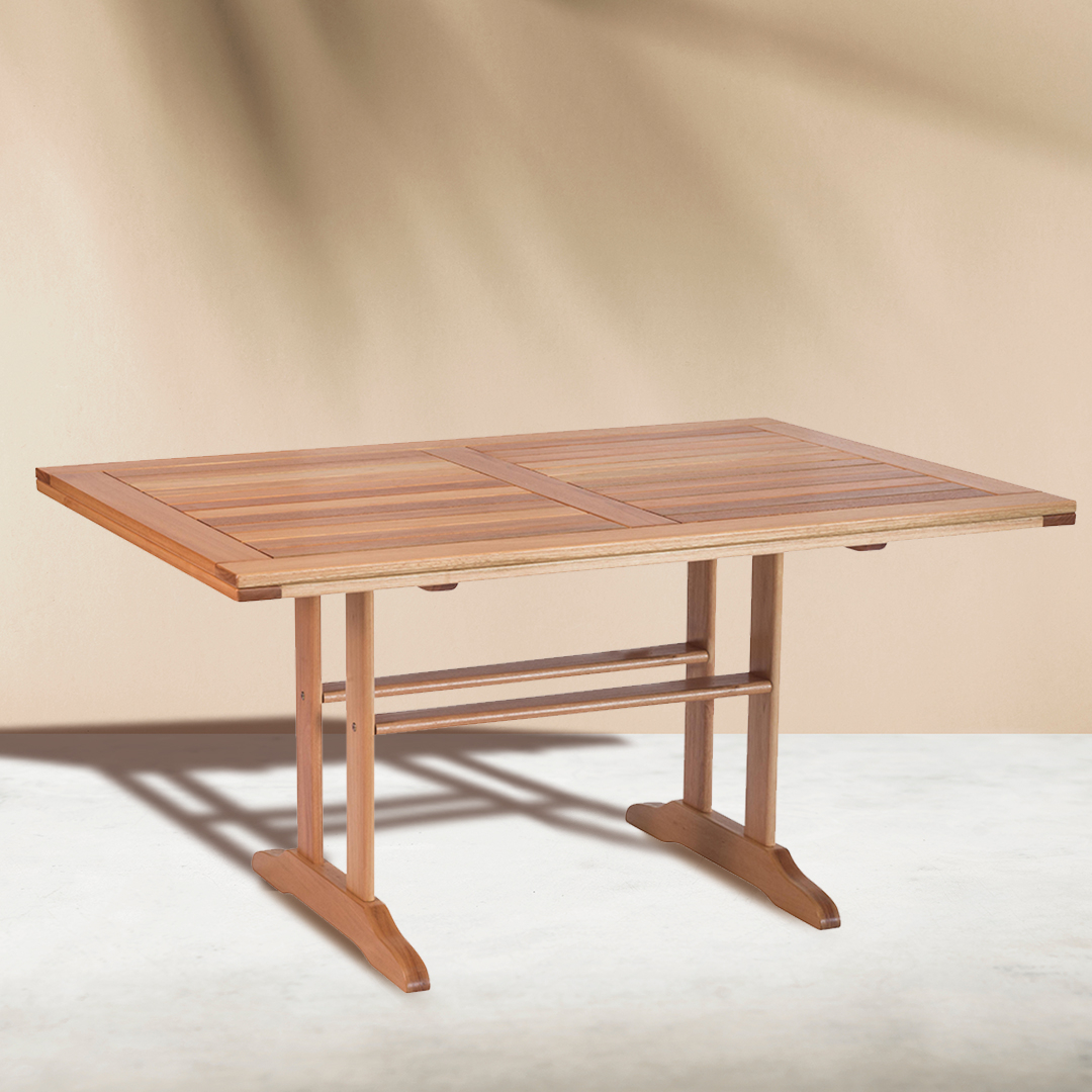 20% off on 6-Seater Saligna Hardwood Teak Table | OneDayOnly