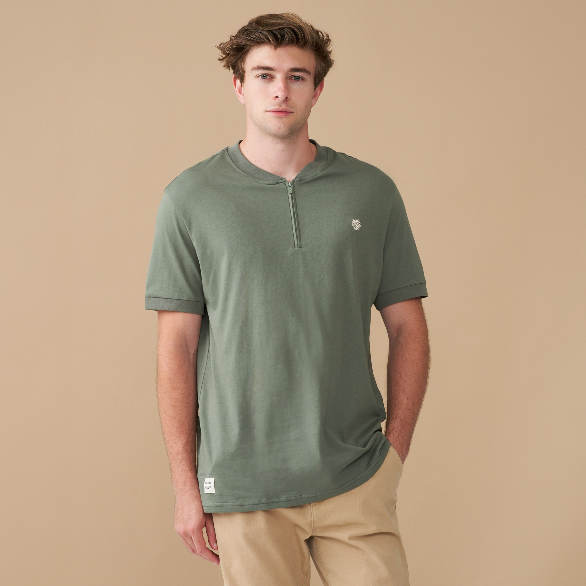 61% off on ATOM Men's Quarter Zip Shirt | OneDayOnly